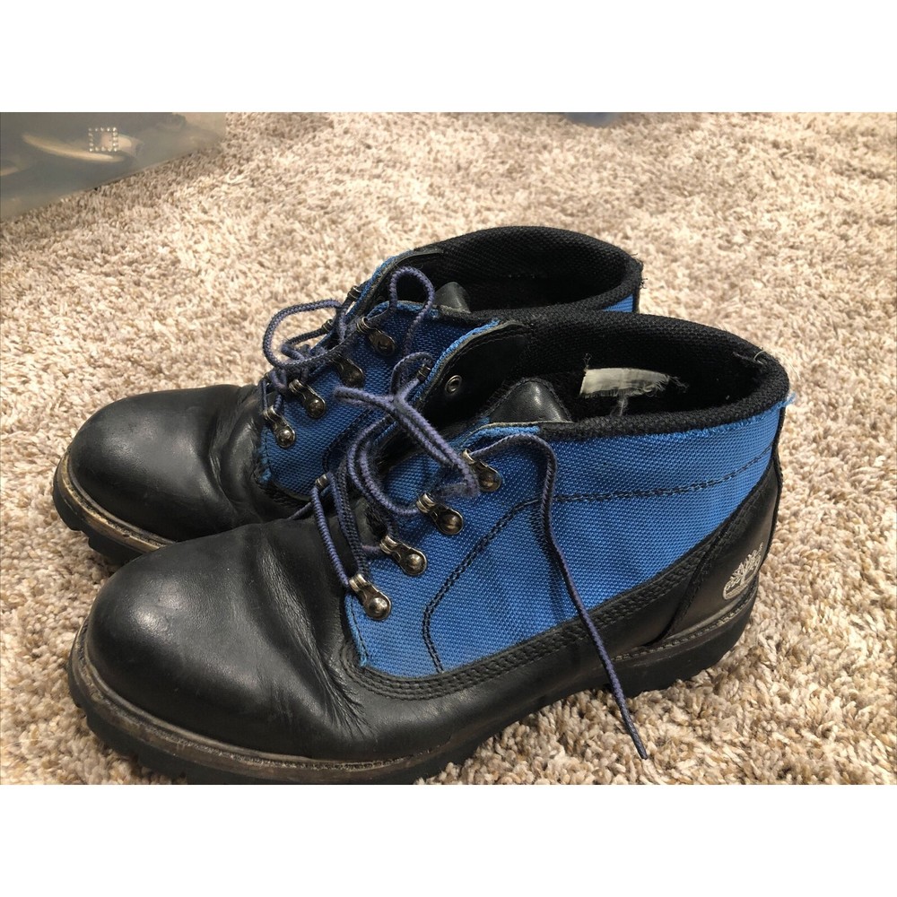 Rare Timberland Waterproof Chukka Campsite Black Blue… - Gem